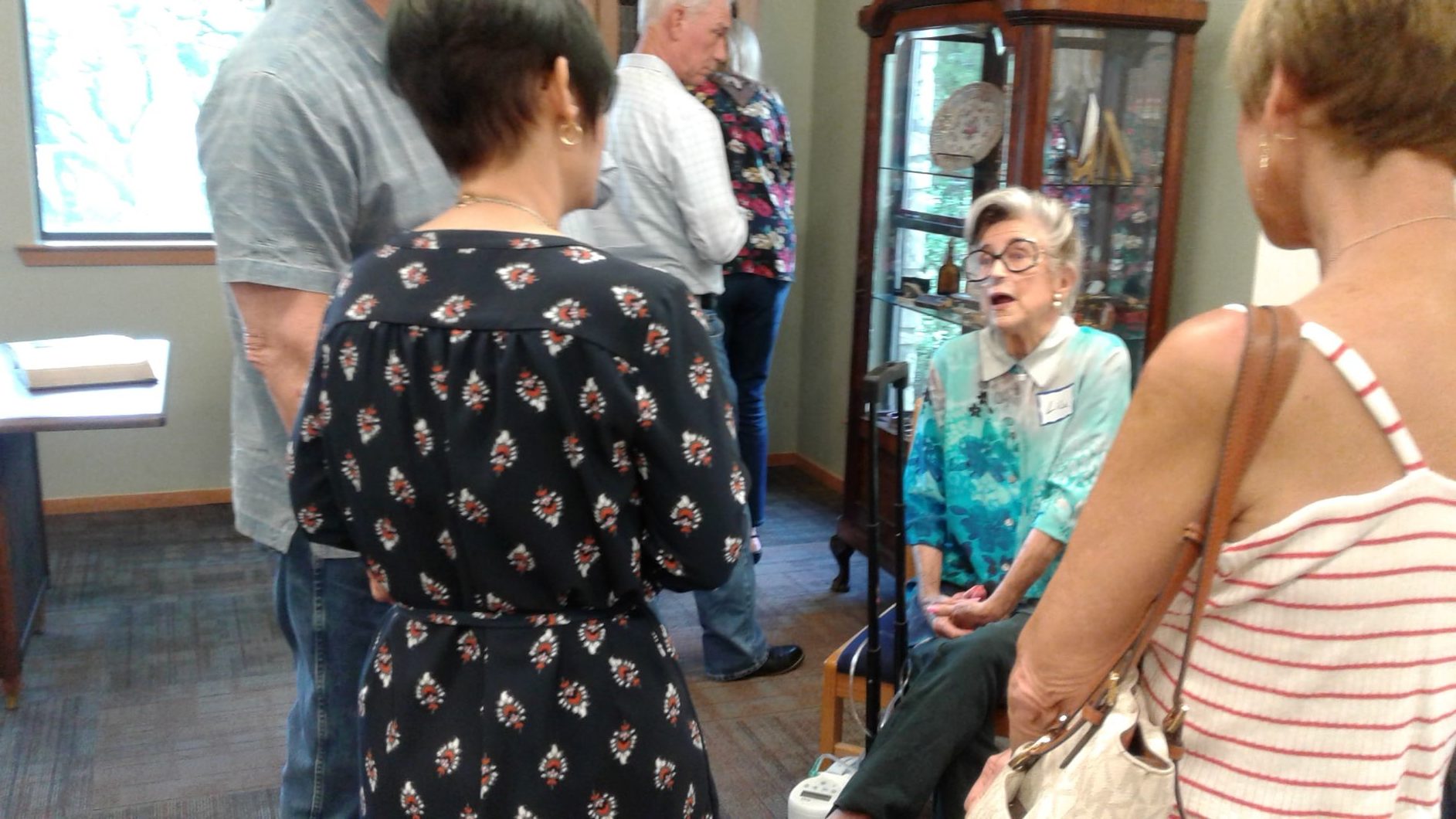 Lila McCall honored and provides her support for expansion | Wimberley ...